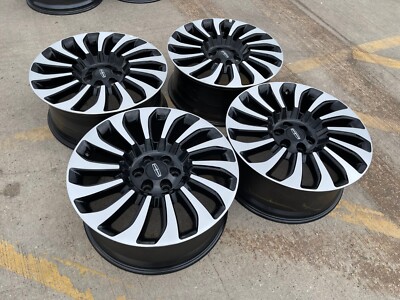 22" Lincoln Navigator OEM rims wheels Black Label 10499 95383 2023 2024 ...