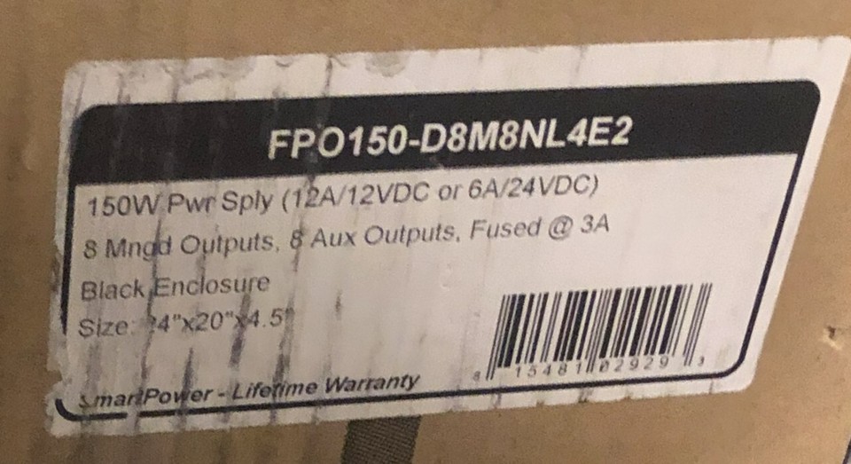 Life Safety FPO150 PSU Enclosure Only No Modules or Lock 20''x16''x5 ...