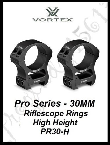 VORTEX OPTICS Pro Series 30MM Riflescope Rings - High Height - PR30-H ...