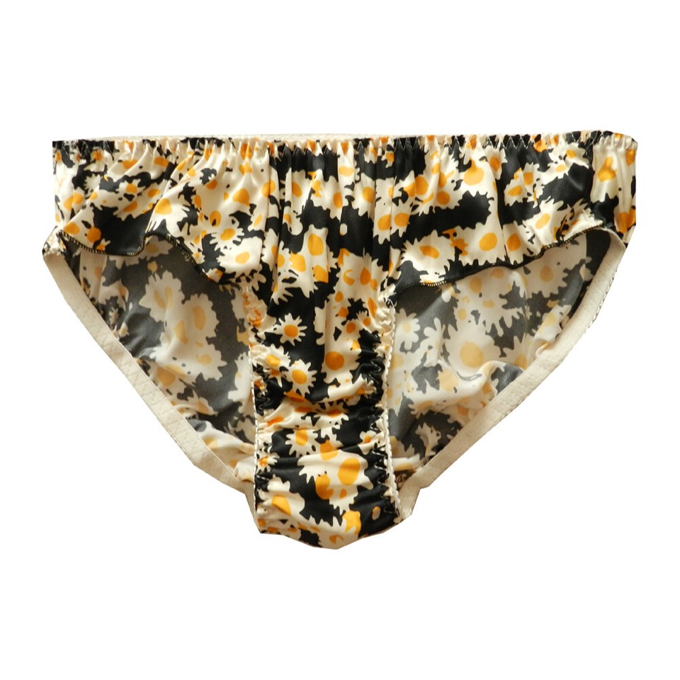 Yavorrs 6pcs Women's Floral 100% Silk Bikinis Panties S M L XL 2XL ...