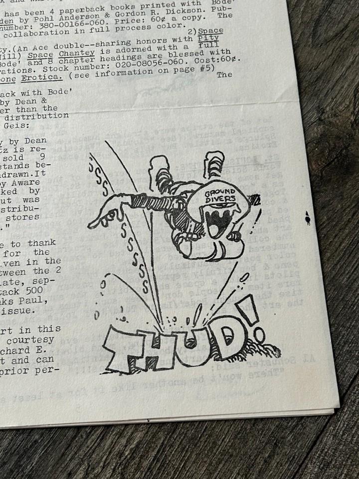 VAUGHN BODE The Bode Bulletin #1 Fanzine Newsletter Bode Archives ...