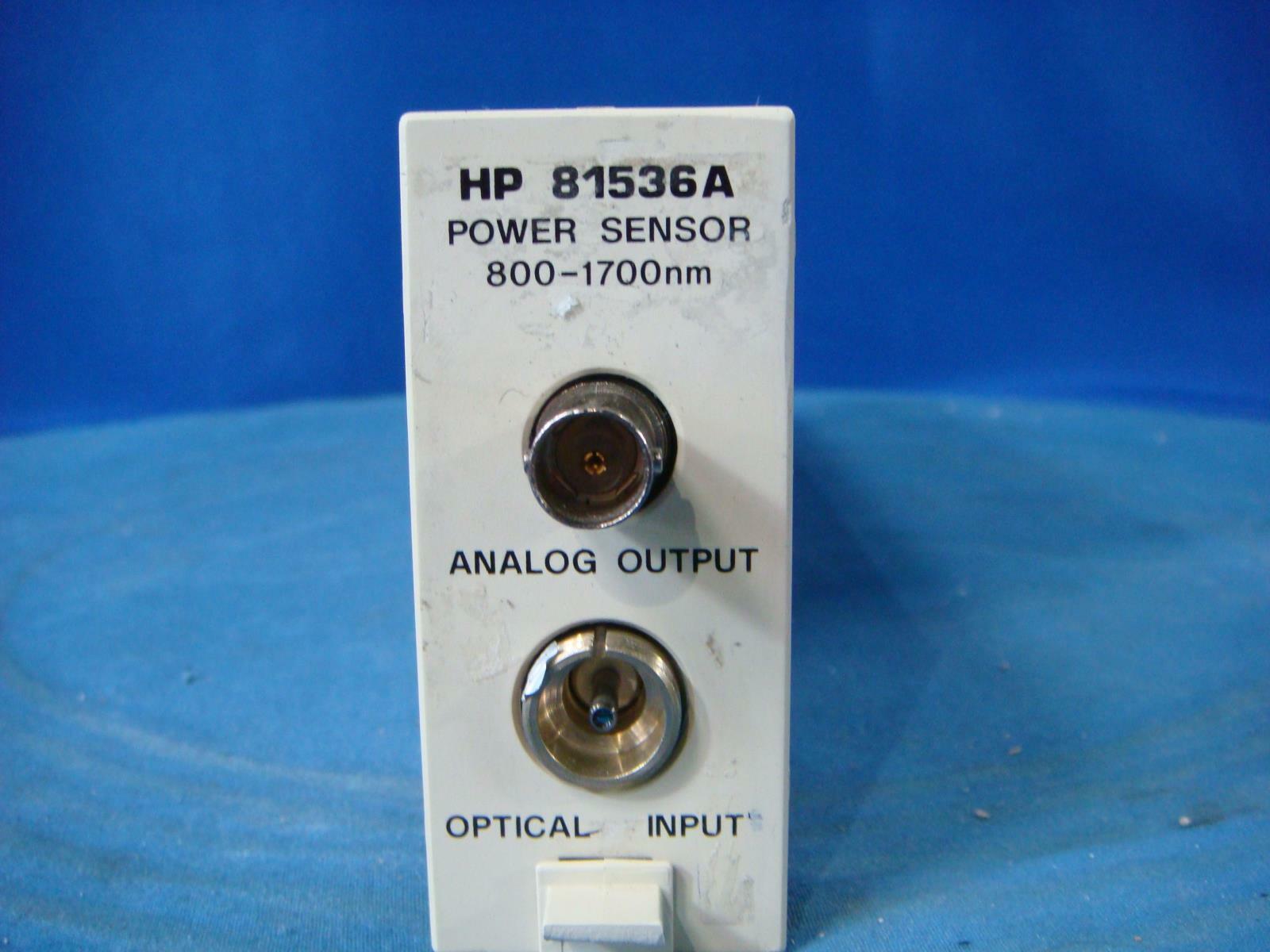 Agilent 81536A 800-1700nm Optical Power Sensor Module for the 8153A | eBay