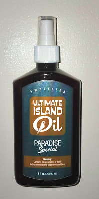 Ultimate Island Oil-Amplifier Dark Tanning Oil 9oz New, 0 SPF, 100% All ...