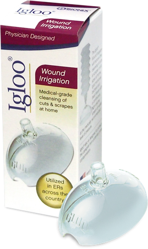 Igloo Wound Irrigation Shield Recommended PSI Water Stream Portable ...