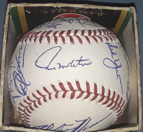 1982 Milwaukee Brewers World Series TEAM SIGNED AUTOGRAPHED MLB ...