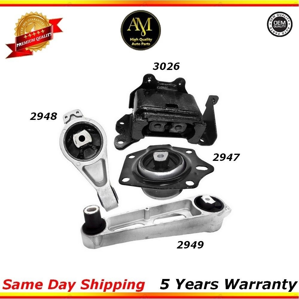 Engine Mounts & Transmission Mount 4PCS for Chrysler PT Cruiser 06-01 ...