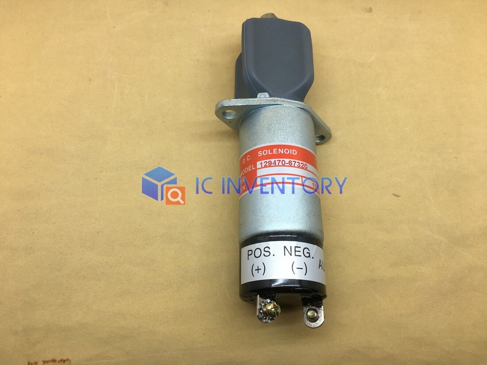 1PCS 129470-67320 Fuel Shut Off Stop Solenoid 1504 12VDC Fit for Yanmar ...