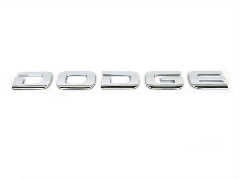 02-04 Ram 1500 / 03-04 Ram 2500/3500 Chrome DODGE Emblem/Nameplate OEM ...
