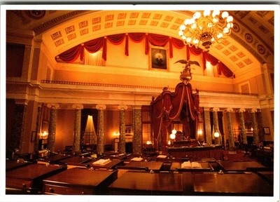 The Old Senate Chamber Historic US Capitol Washington DC Postcard | eBay