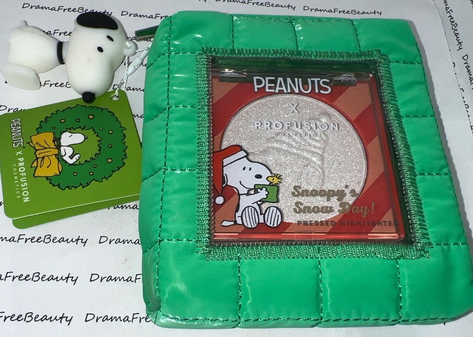Peanuts x Profusion Snoopy’s Snow Day Pressed Highlighter w/Zippered ...