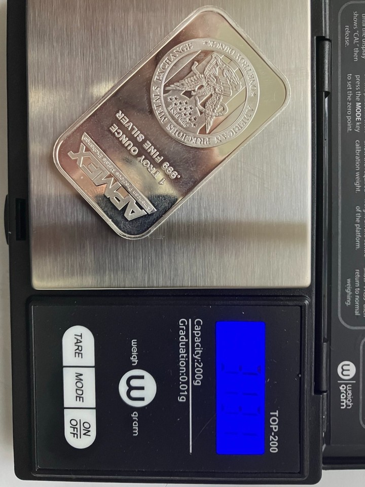 1 oz silver APMEX bar sealed | eBay