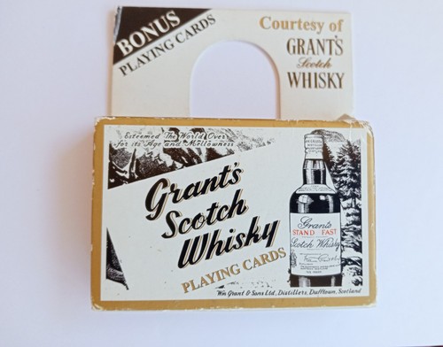 Vintage Grants Scotch Whiskey Rare Promo Playing Cards - 1960's Sealed ...