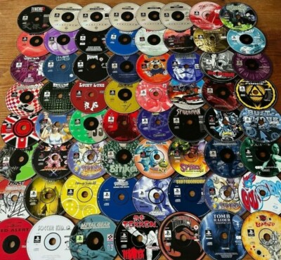 PS1 PLAYSTATION ONE GAMES - Retro Classic Original Rare PAL - Disc Only ...