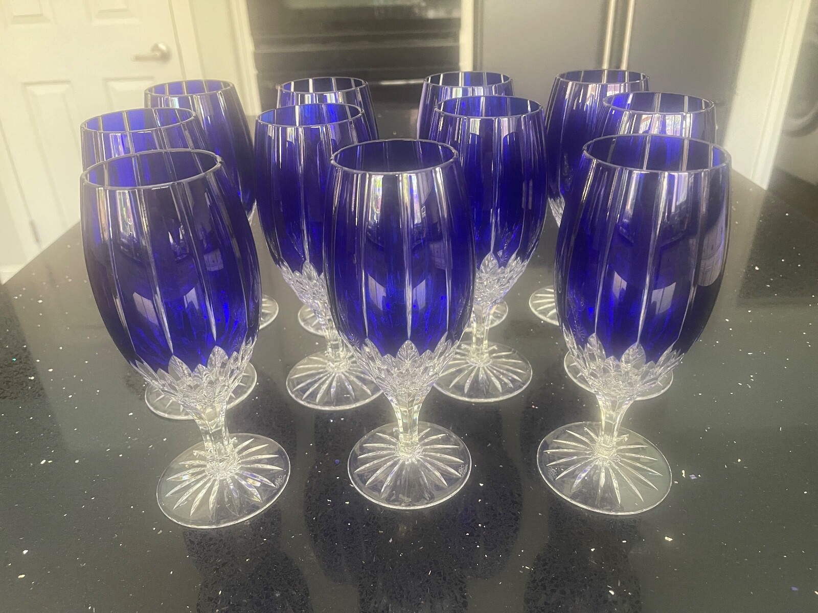 Ajka Hungarian Crystal "Castille" Water Goblets ~ Set of 11 | eBay