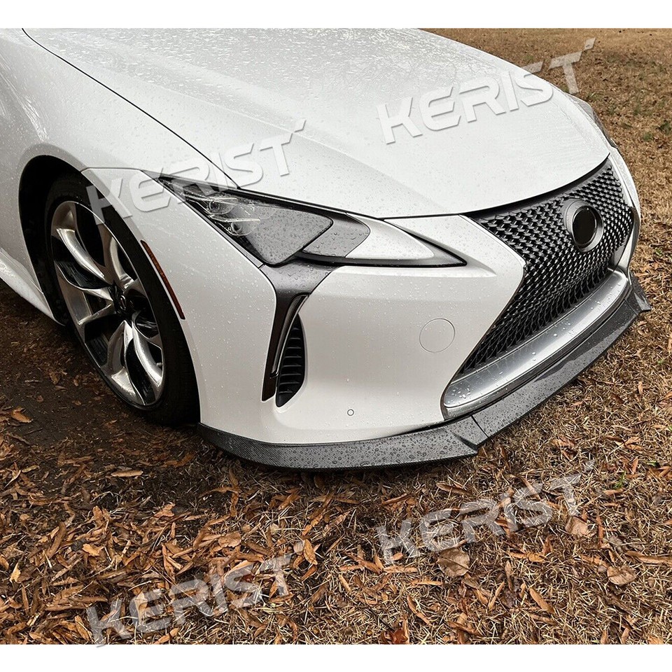 Carbon Front Splitter Lip For Lexus LC500 LC500H VRS-V-LC 3pcs Front ...