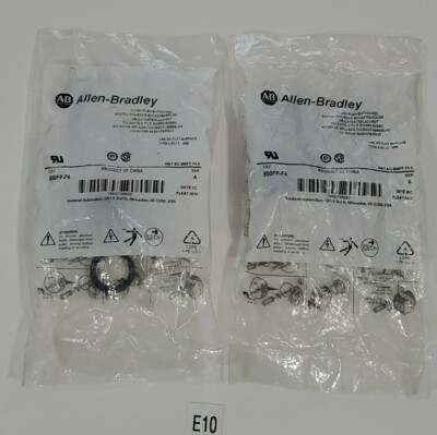 *NEW IN BAG* LOT OF 2 Allen Bradley 800FP-F4 Red Flush Push Button ...