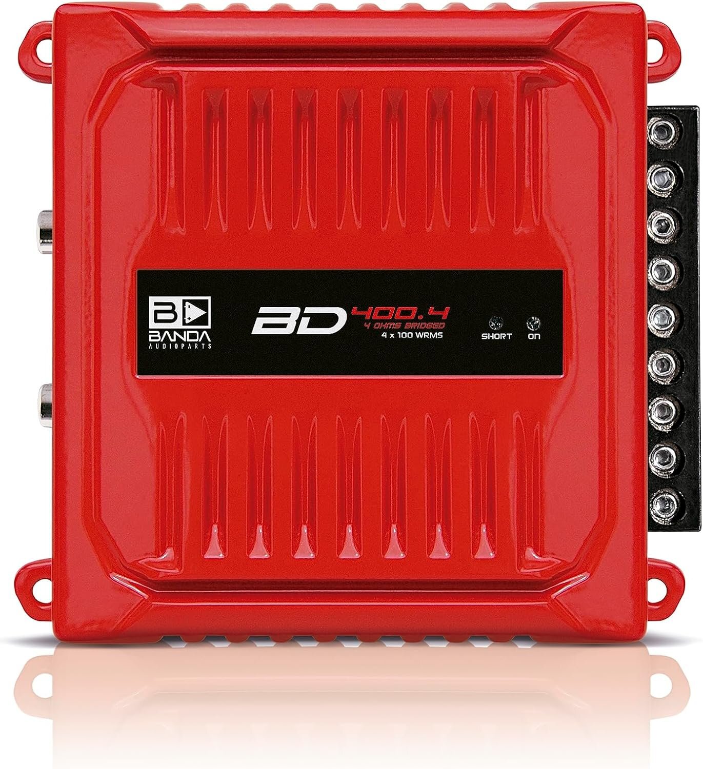 Banda BD400.4RED 4 Channel 4 x 100 Watt Car Audio Amplifier - Red | eBay