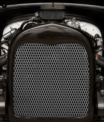 1928-1929 Ford Model A Grille Shell Insert (Aluminum Diamond Mesh) | eBay