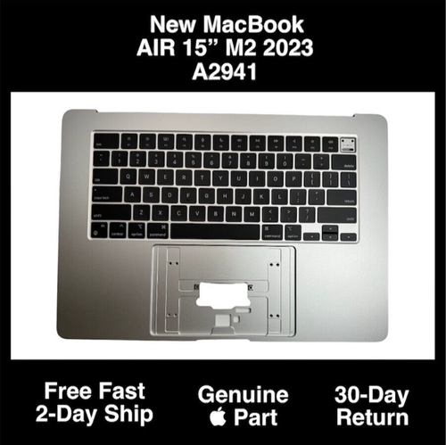 Apple MacBook Air 15.3" M2 2023 A2941 Keyboard Palmrest Silver | eBay