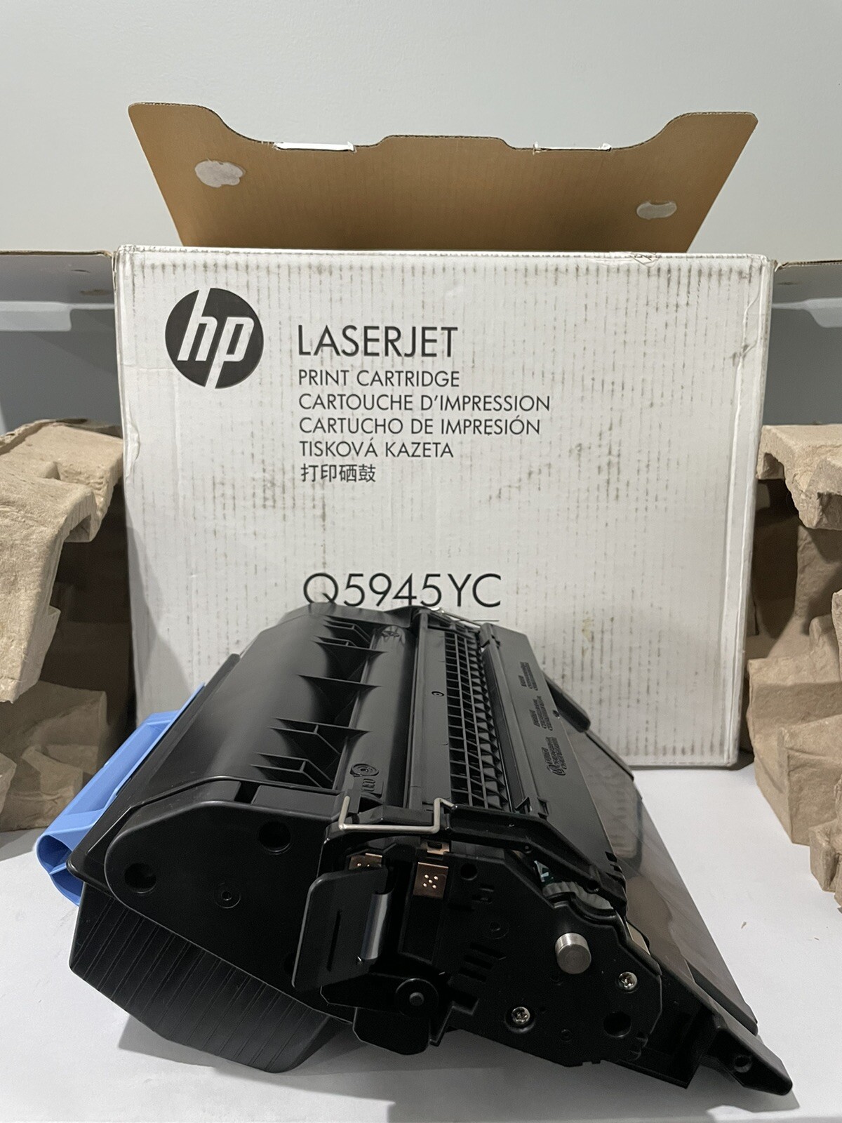 HP Q5945YC Black 45A Original Toner 23,500 Pages LaserJet MFP 4345 New ...