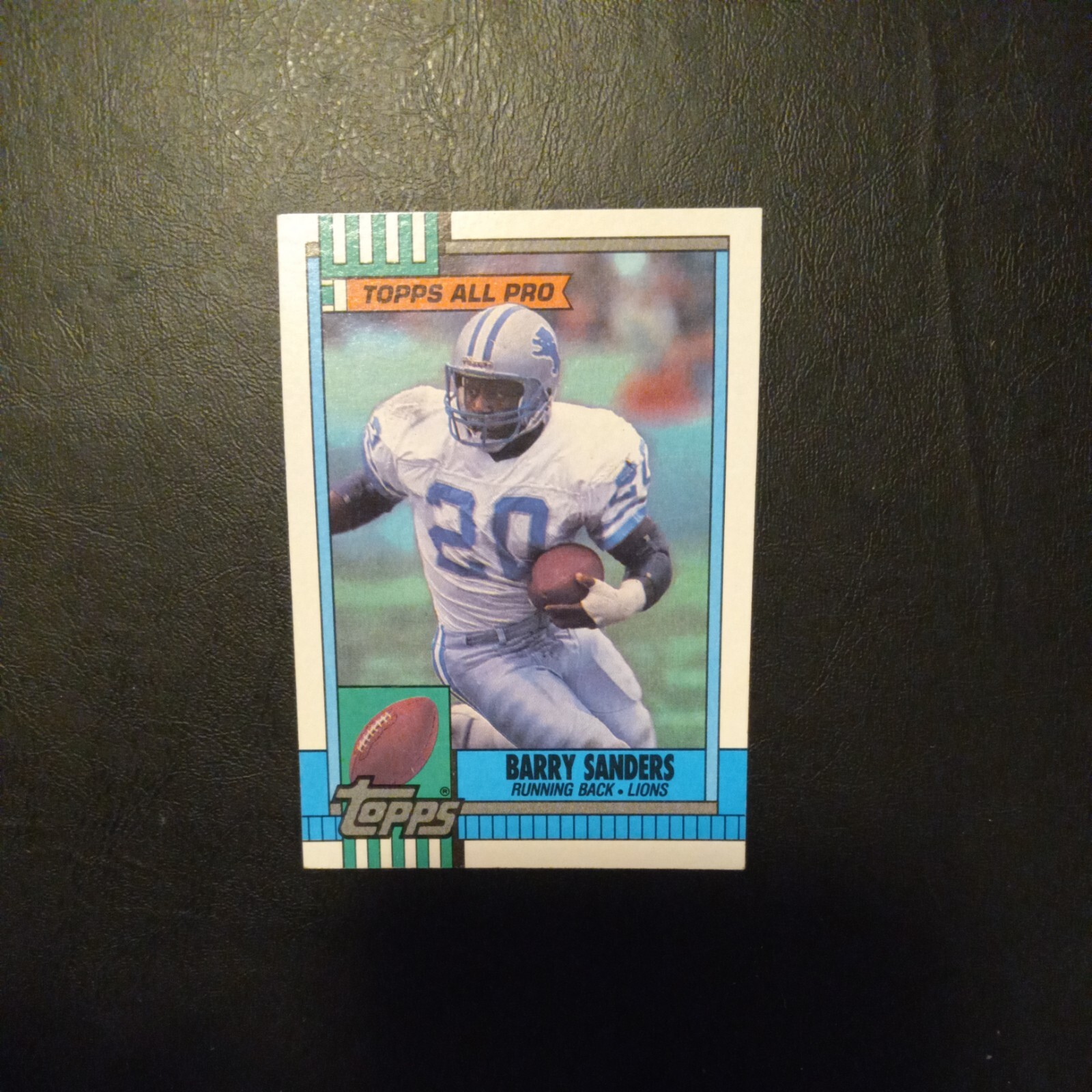 1990 topps ALL PRO Barry Sanders football card No. 352 Detroit Lions | eBay