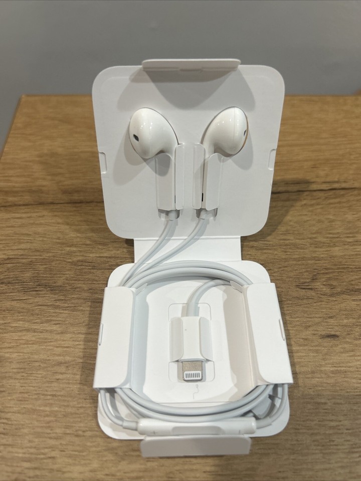 Original Apple EarPods Lightning Wired Earphones Headphones iPhone 8 X ...