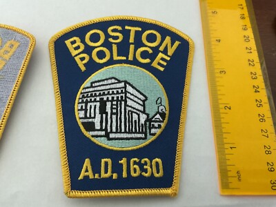 Boston Police Massachusetts collectible patches New Current Style Full ...