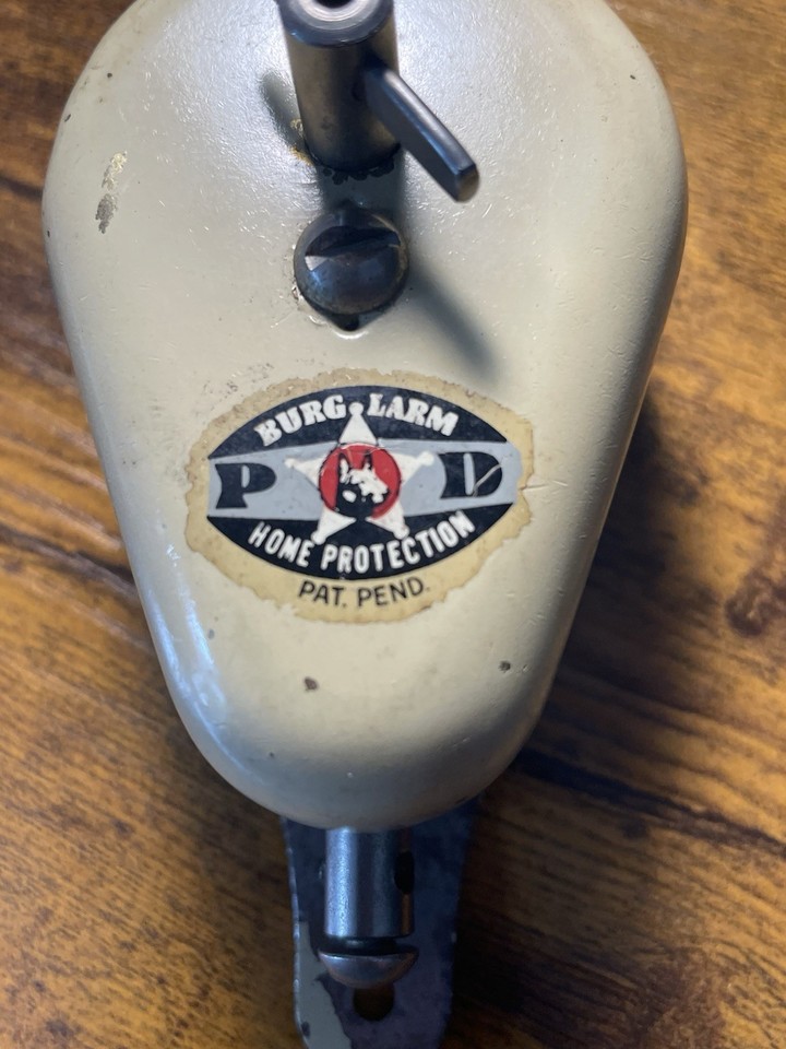Rare 1930-40’s PD Burg- Larm Wind Up Home Protection Burglar Alarm ...