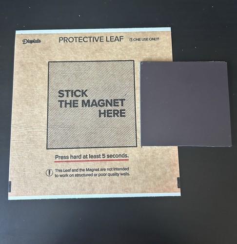 Displate Magnet Wall Mounting Kit, Including a Magnet and Protective ...