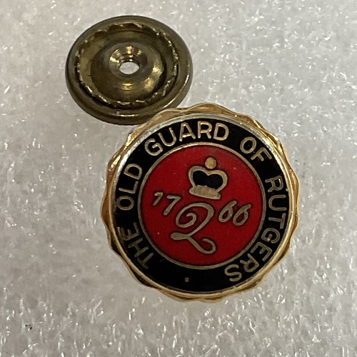 The Old Guard Of Rutgers 1766 Queens College University Gold 5/8” Pin ...