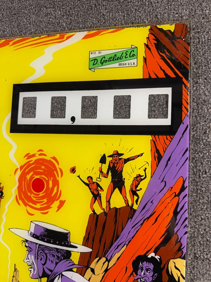 Gottlieb Lucky Strike Pinball Machine Game Backglass ORIGINAL NOS | eBay