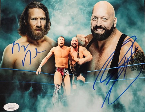 Big Show GIANT & Bryan Danielson AEW signed 8X10 photo JSA COA WWE ...