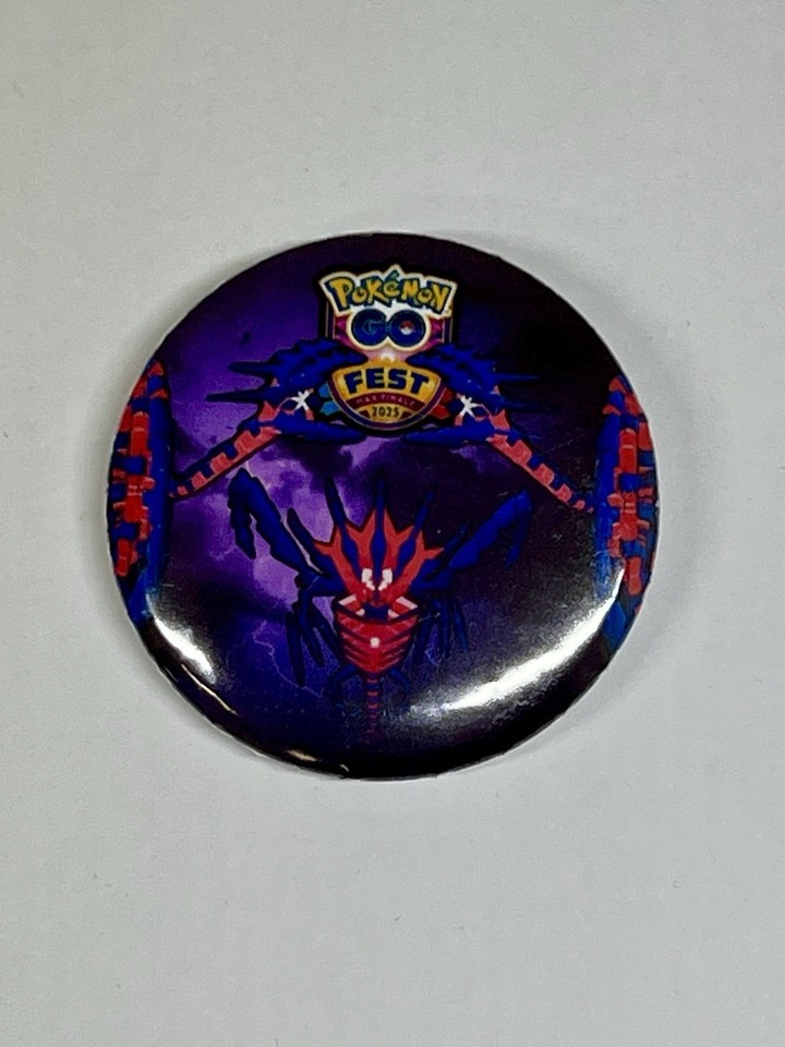 Pokemon Go Fest MAX FINALE 2025 1.25” Button Pin Badge ETERNATUS | eBay