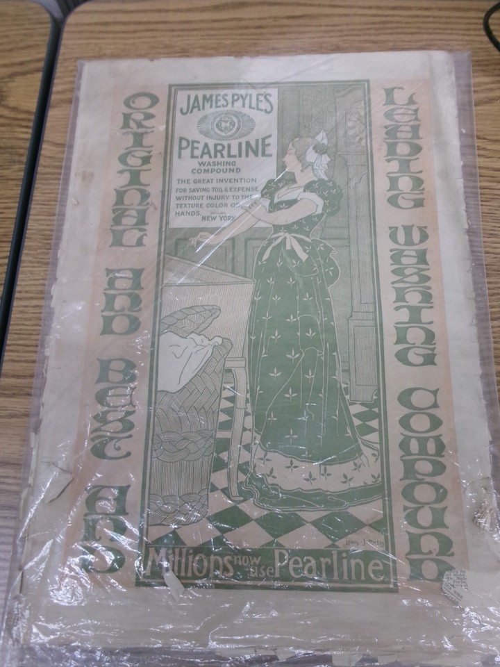 Antique 1894 Ladies' Home Journal Section – Pearline, Ivory Soap, Gold ...