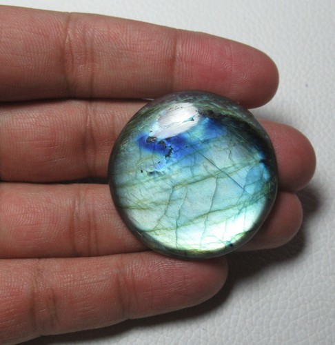 Labradorite Cabochon Round Shape 79.55 Cts Natural Loose Gemstone G ...