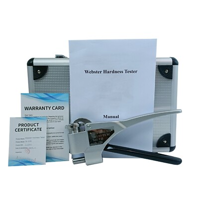 Webster Hardness Tester Meter Gauge Apply to Aluminum Alloy of ...