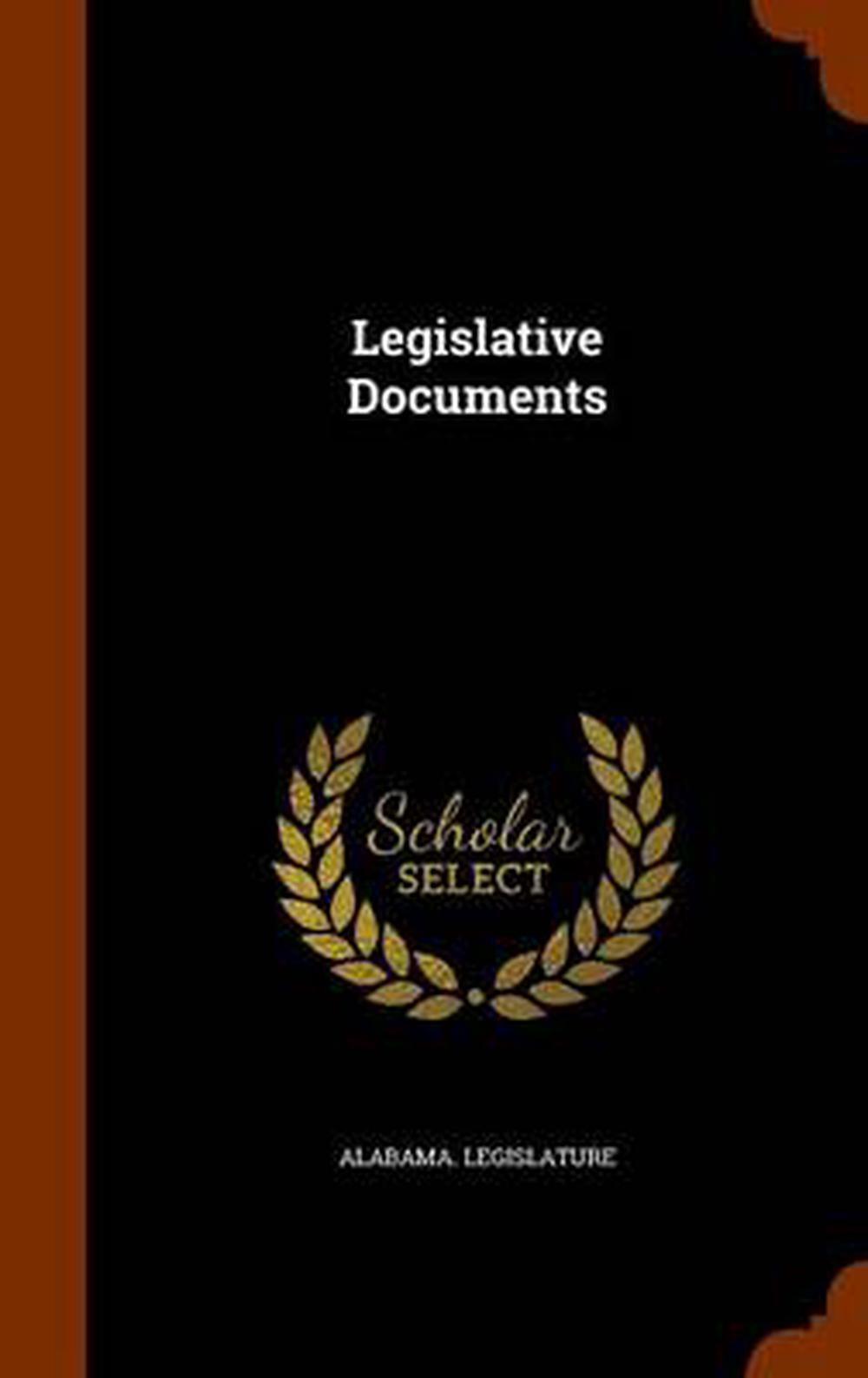 Legislative Documents by Alabama Legislature (English) Hardcover Book ...