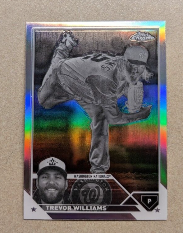 2023 Topps Chrome Update Negative Refractors #USC17 Trevor Williams | eBay