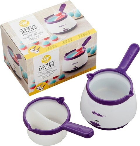 Wilton Candy Melts Candy Chocolate Melting Pot - 2 Inserts, Whole and ...