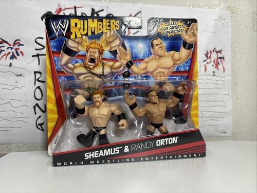 WWE SHEAMUS RANDY ORTON Rumblers Mini Figures RKO Mattel 2010 WWF WCW ...