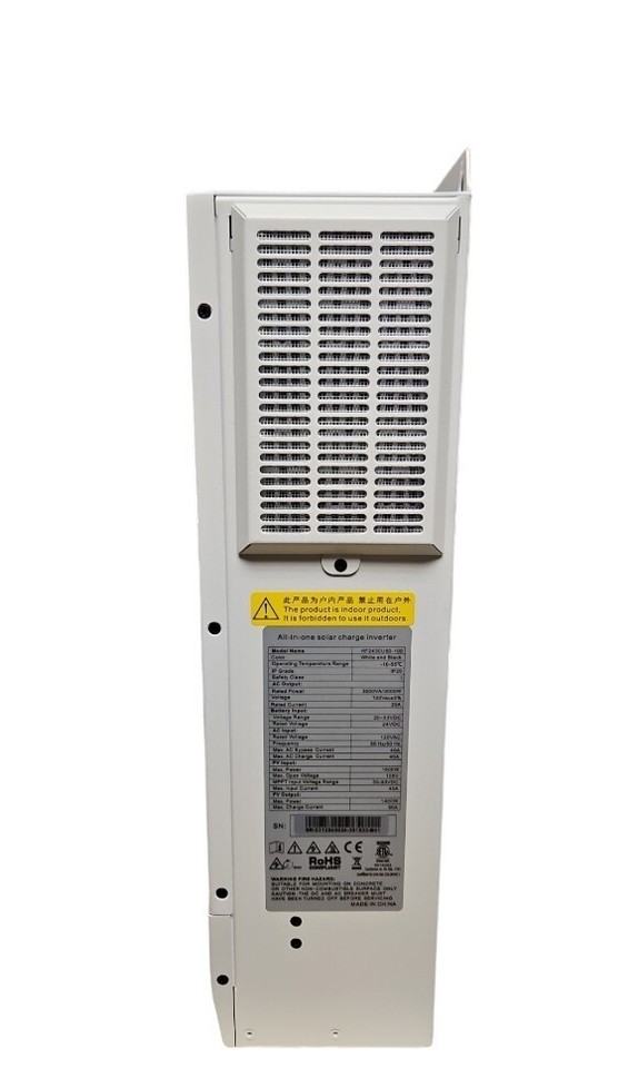 QPC by SNRE 3kW 24VDC All-In-One Solar Inverter/Charger Controller ...