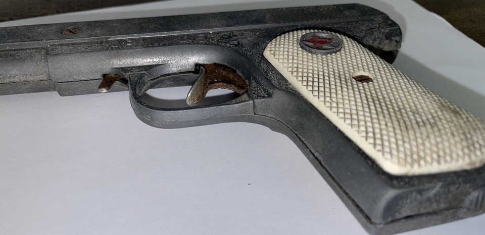 Vintage Hubley Army 45 Colt Cap Gun, Works | eBay