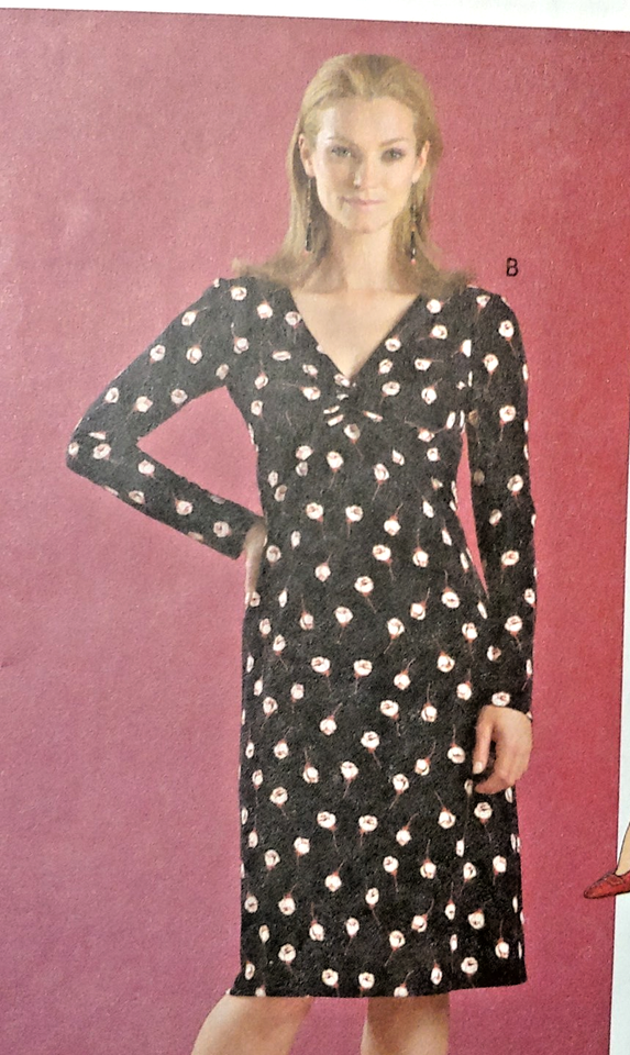 McCall's M4652 Dresses Close Fitting, Pullover, A-Line, Knit Fabric ...