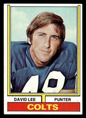 1974 Topps FOOTBALL David Lee #17 Baltimore Colts HIGHER GRADE | eBay