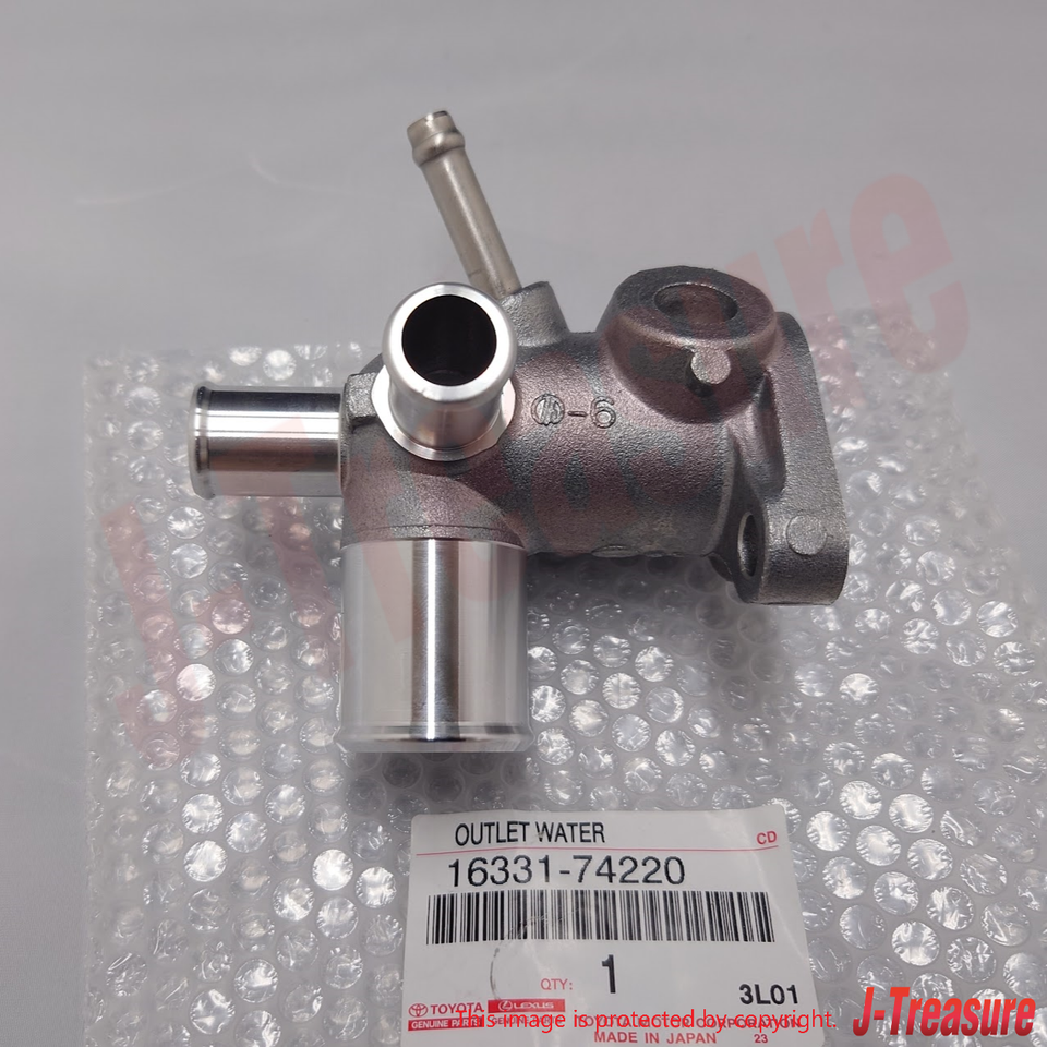 TOYOTA CAMRY SXV20 SXV25 1997-2001 Genuine Water Outlet 16331-74220 OEM ...