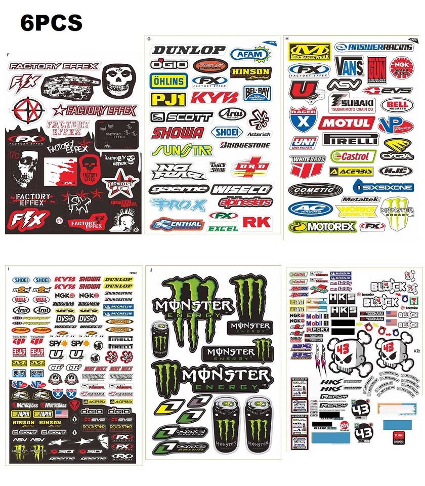 RC shell sticker Decals Stickers Decorative For 1:10 RC Crawler Racing ...