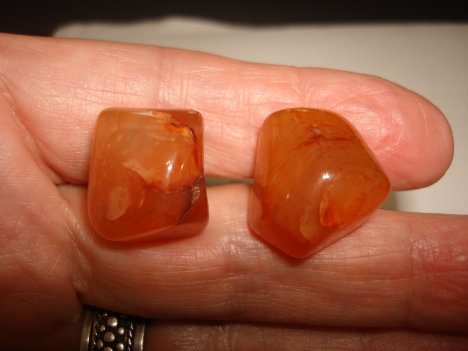 Vintage Beautiful Unique Collectible Agate Stone Silv… - Gem