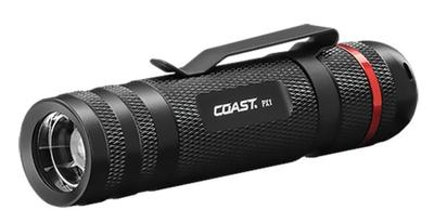 NEW COAST 20864 LED TWIST FLASHLIGHT LED FOCUSING PX1 BLACK HEAVY DUTY ...