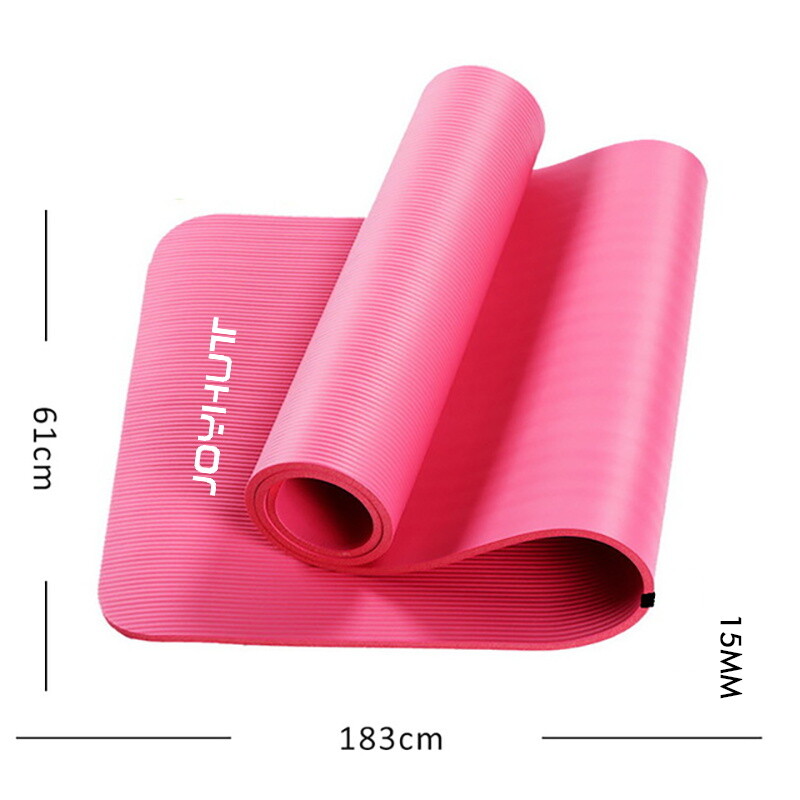 Yogamatte Extra Dick 1,5cm 3 Größen Rutschfest Phthalatfrei Matte Sport ...
