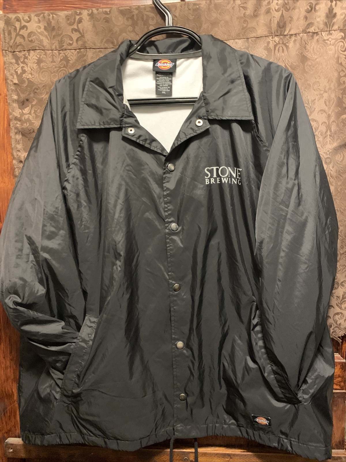 STONE BREWING 2XL Lined Windbreaker Jacket Dickies Beer Delivery Jacket ...